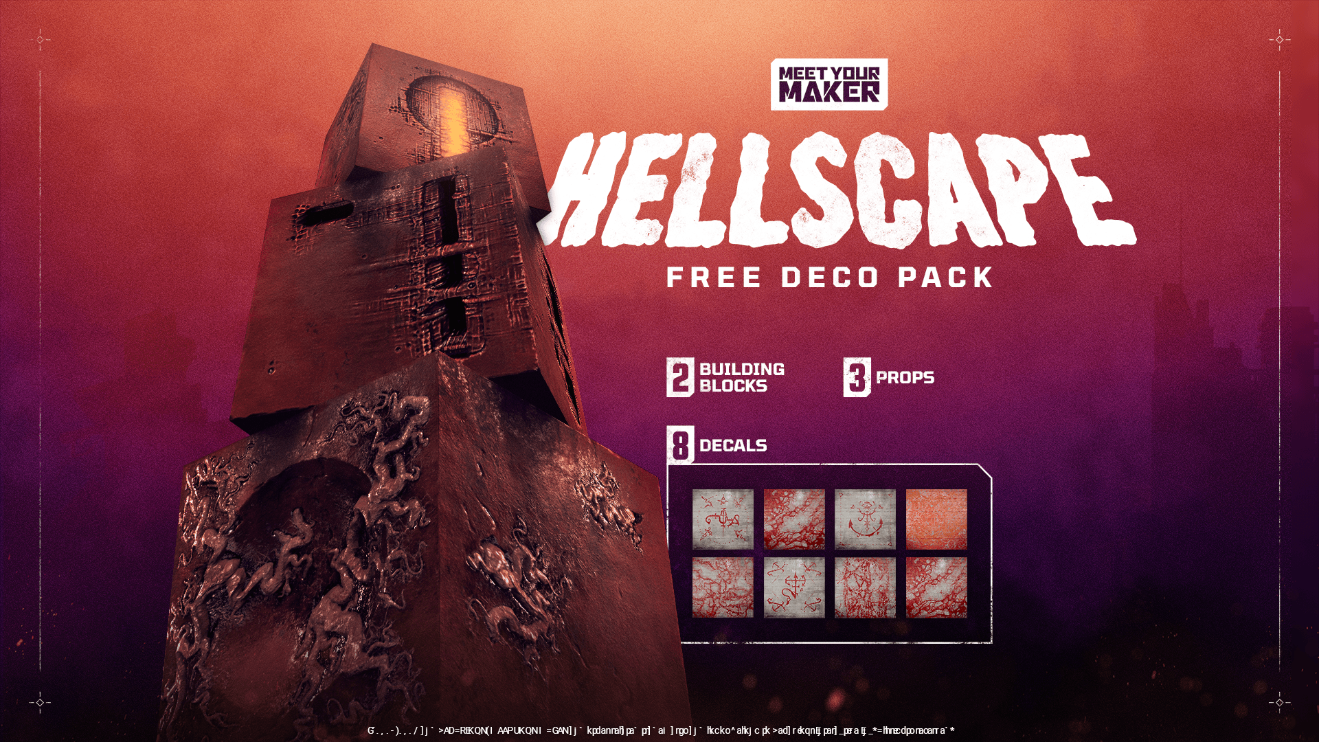 Hellscape Deco Pack | Boltshot Trap Mod | Meet Your Maker | Meet Your Maker